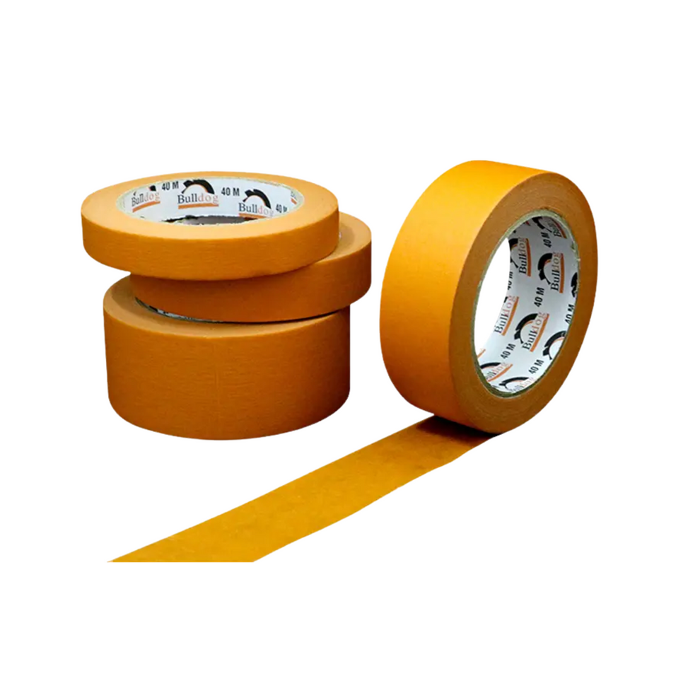 Bulldog Automotive Masking Tape Solvent 120º Orange – Auto Paints and ...